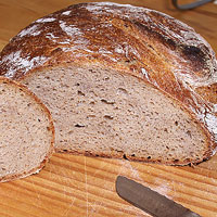 Rezept: Rheintaler Ribelmais-Brot - Rollis Rezepte