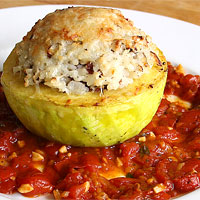 Rezept: Rondini (runde Zucchetti) mit Haselnussreis gefüllt auf ...